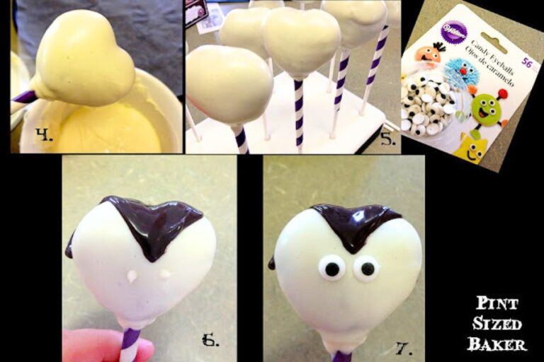 Little Vampire Cake Pops • Pint Sized Baker