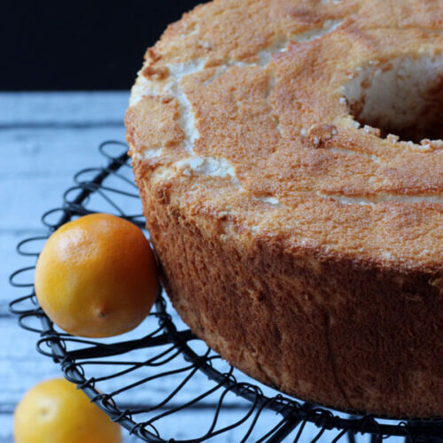Lemon Lime Angel Food Cake • Pint Sized Baker