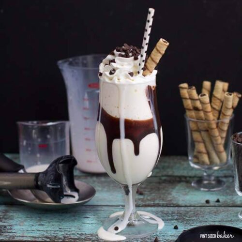 Classic Vanilla Milkshake Recipe • Pint Sized Baker