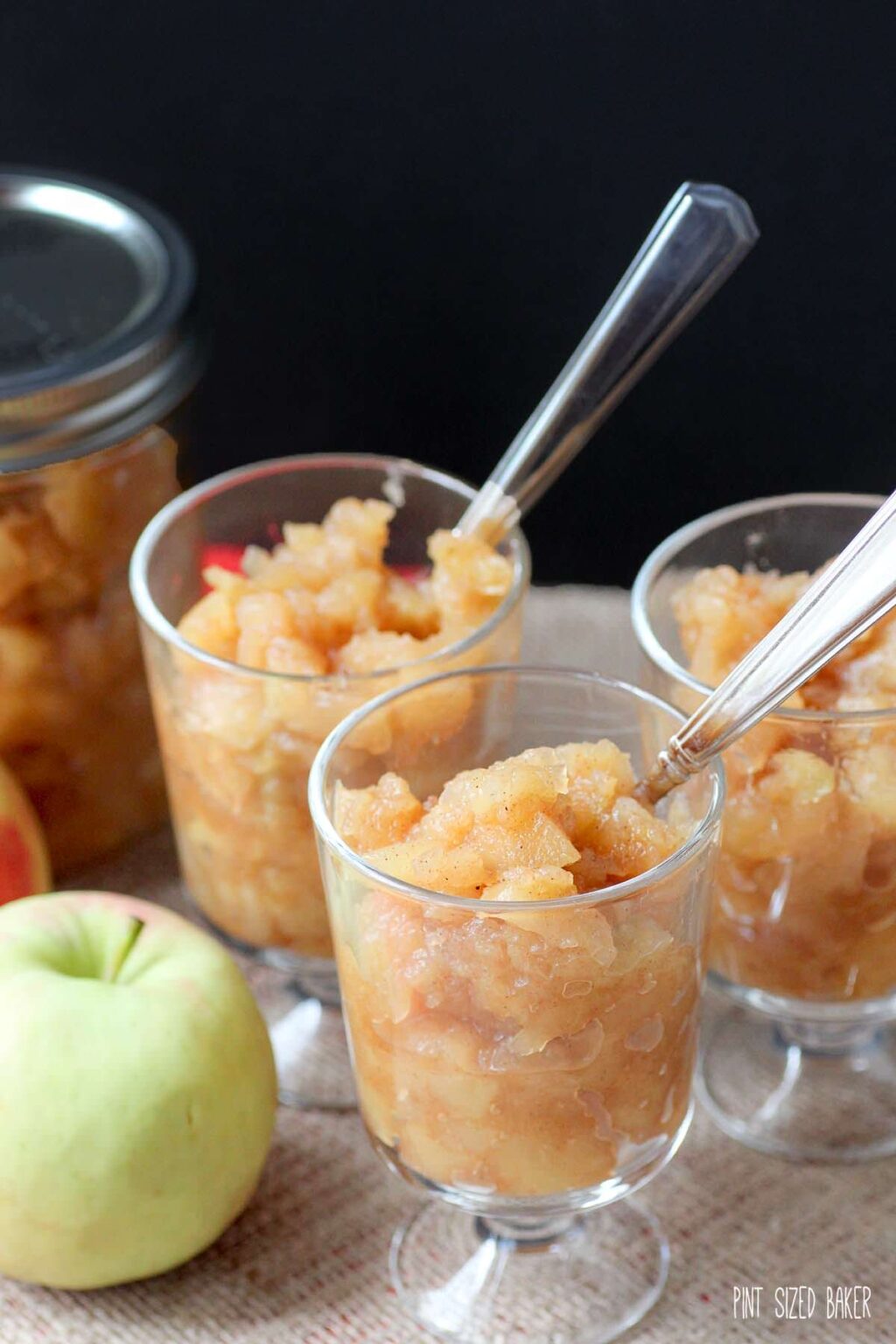 Homemade Chunky Applesauce • Pint Sized Baker