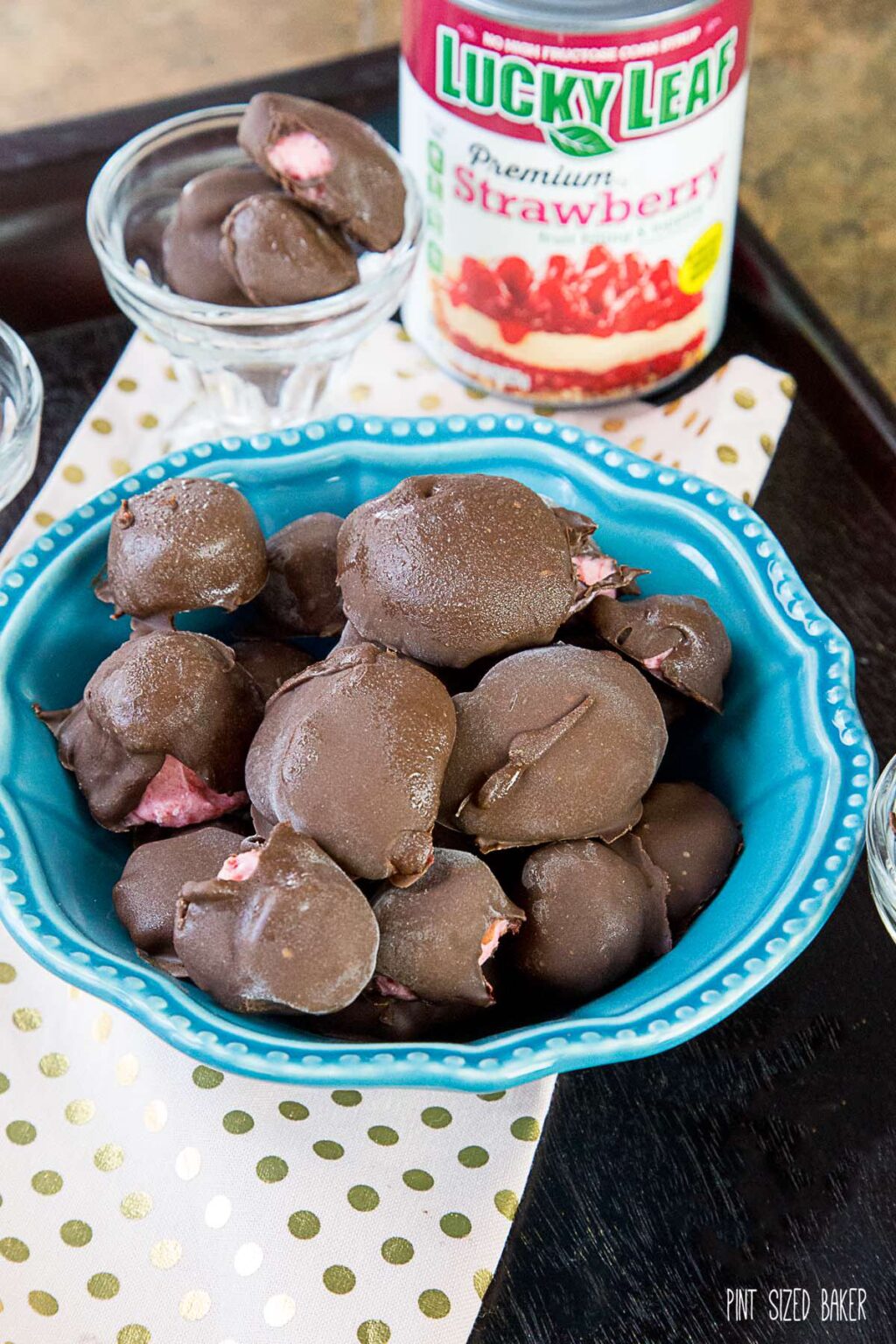 Homemade Strawberry Bon-Bons • Pint Sized Baker