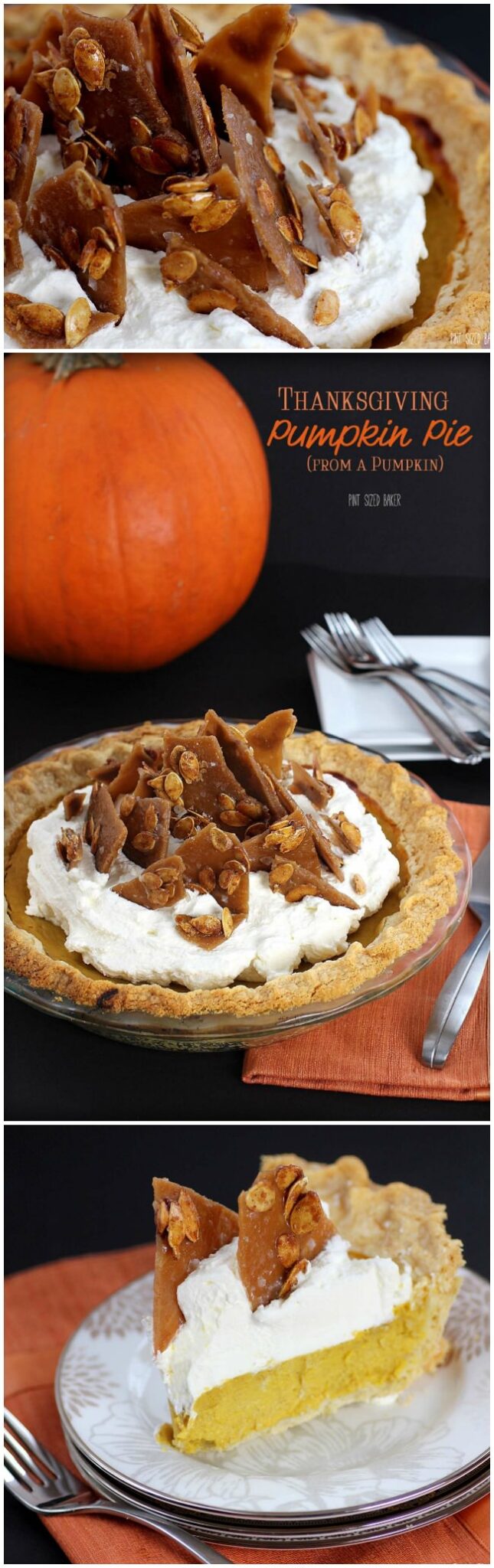 Special Thanksgiving Pumpkin Pie • Pint Sized Baker