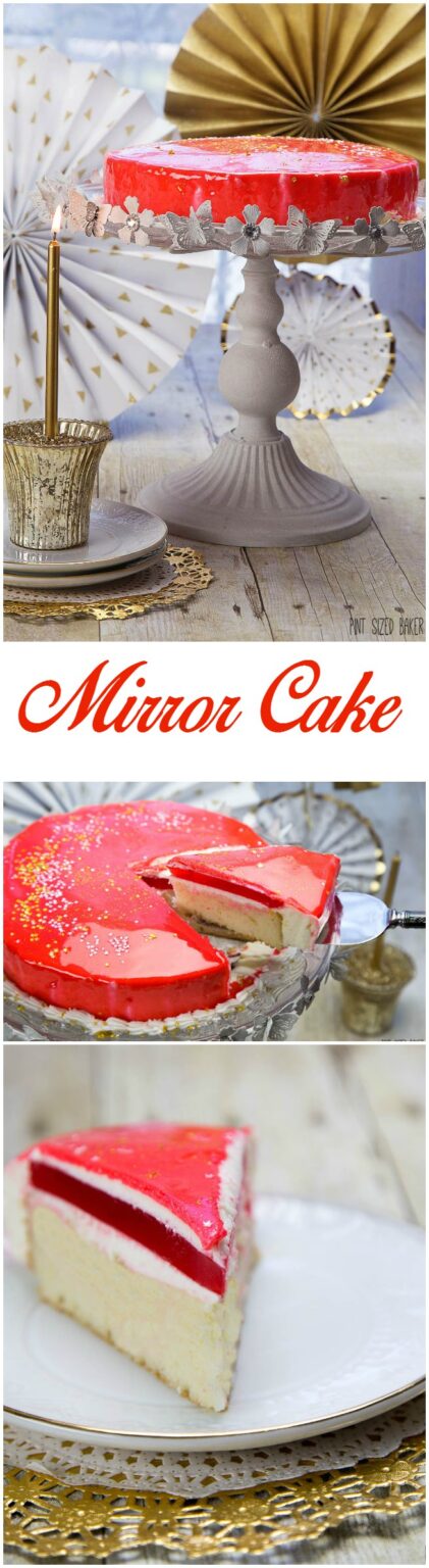 Mirror Birthday Cake Tutorial • Pint Sized Baker