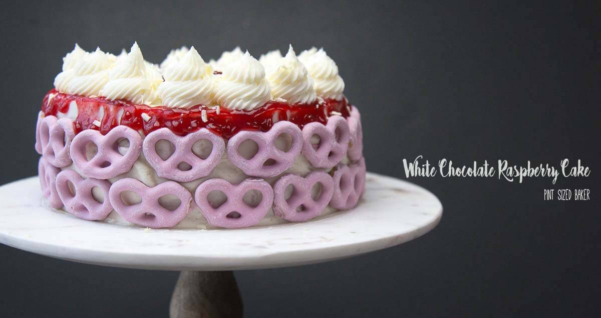 White Chocolate Raspberry Cake • Pint Sized Baker