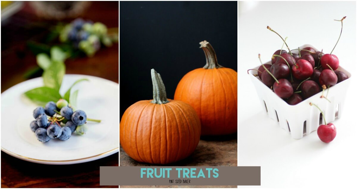 Fruit Treat Recipes - apples, lemon, strawberries and more!