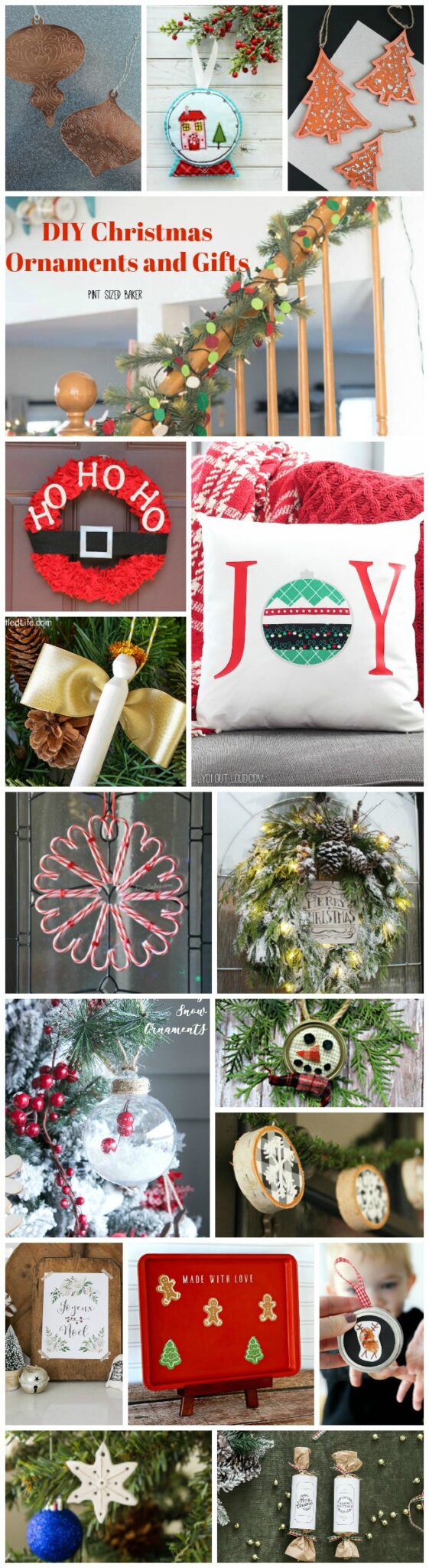 16 DIY Christmas Ornaments and Gifts • Pint Sized Baker