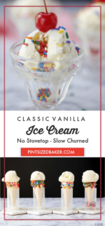 Classic Homemade Vanilla Ice Cream Base Recipe • Pint Sized Baker