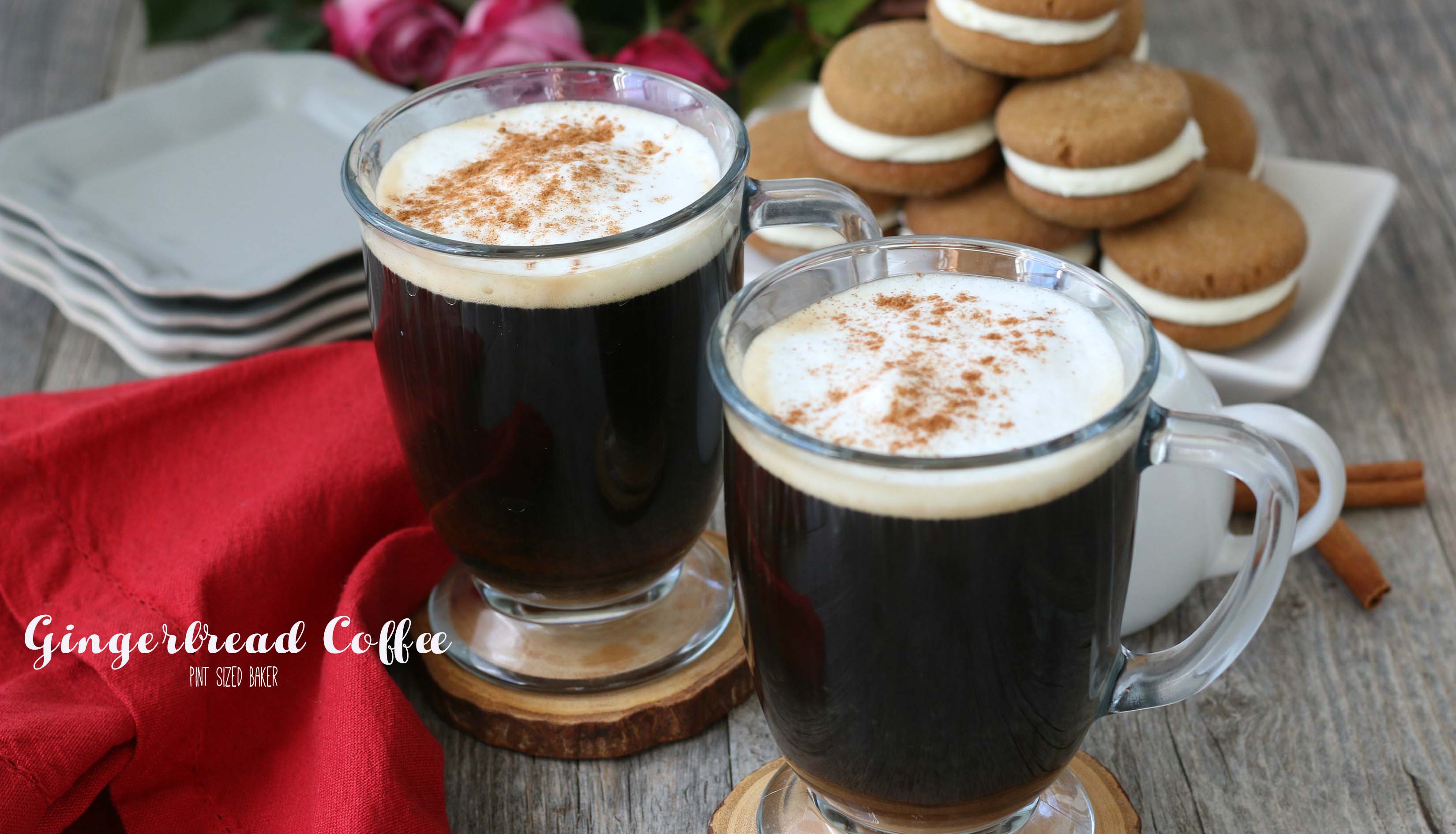 Gingerbread Coffee Recipe +Video - Pint Sized Baker