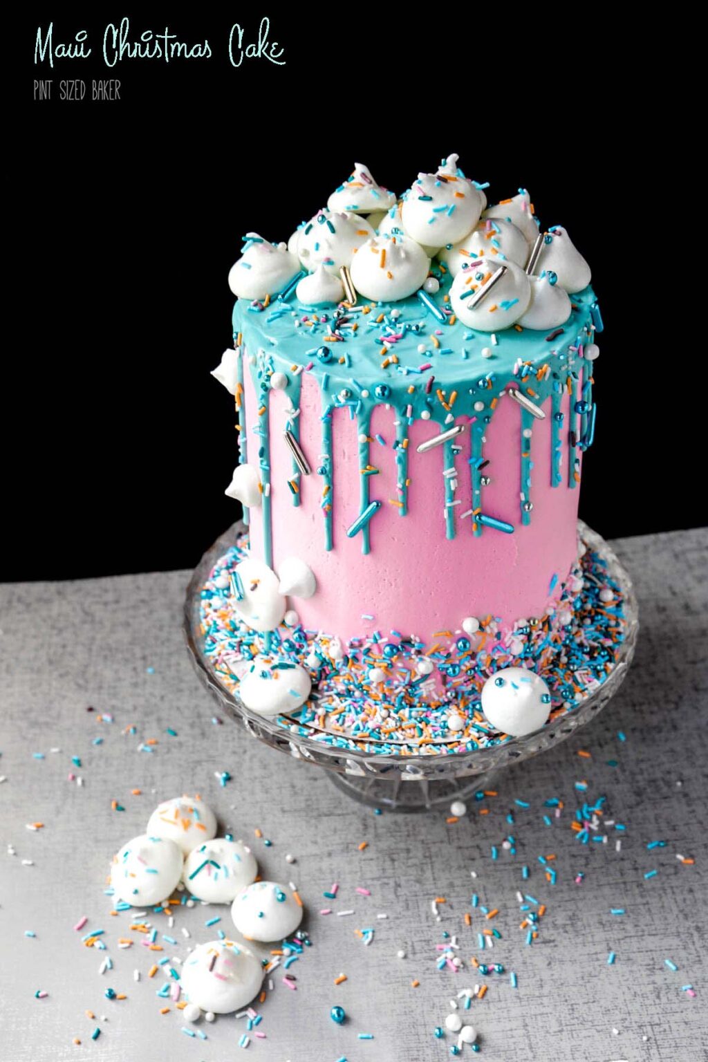 Christmas Saguaro Cactus Cake + Video • Pint Sized Baker