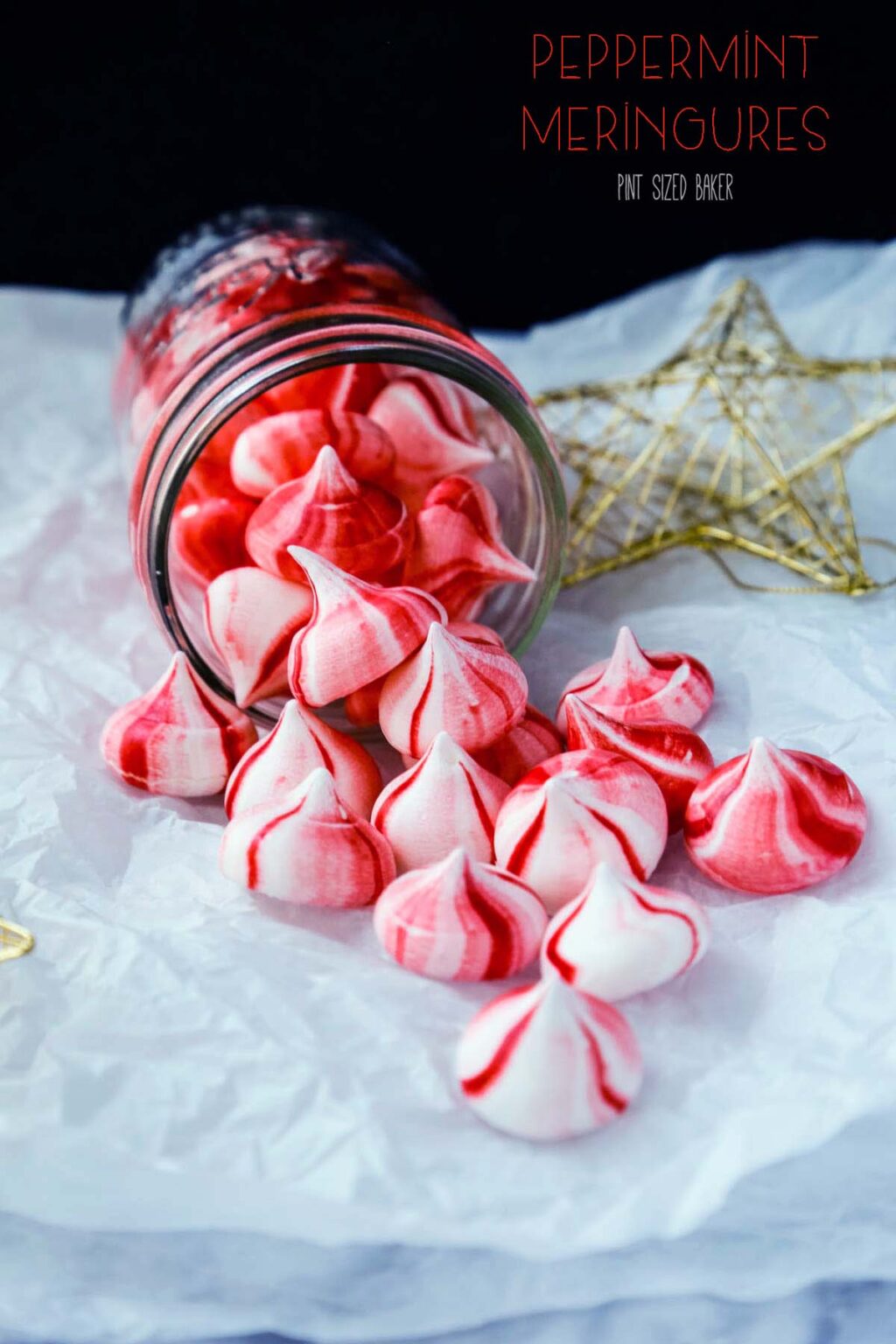 Peppermint Meringues • Pint Sized Baker