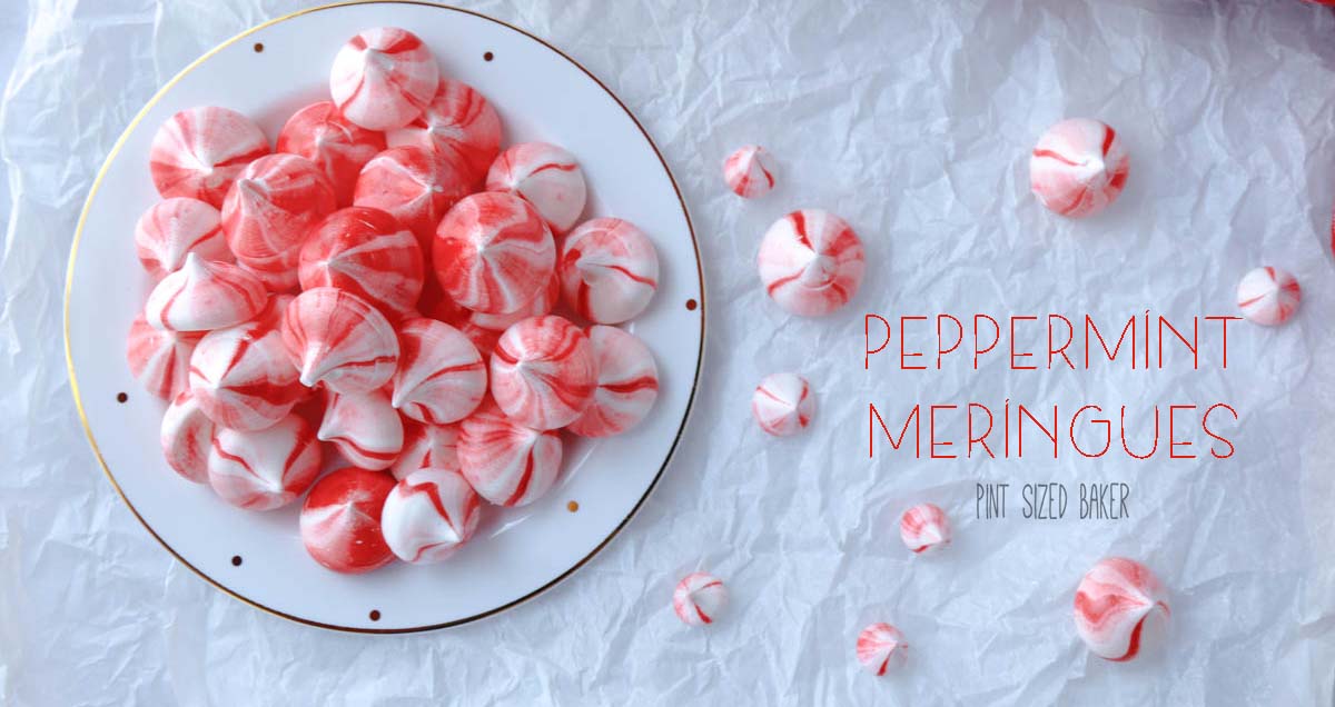 Peppermint Meringues • Pint Sized Baker