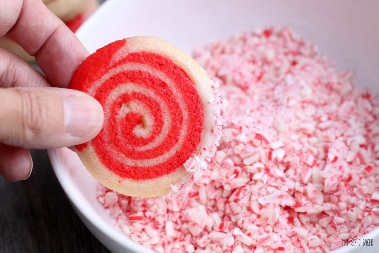Candy Cane Pinwheel Cookies + Video • Pint Sized Baker