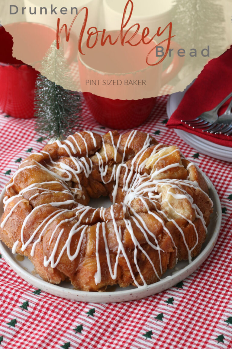 Drunken Monkey Bread Recipe +Video • Pint Sized Baker
