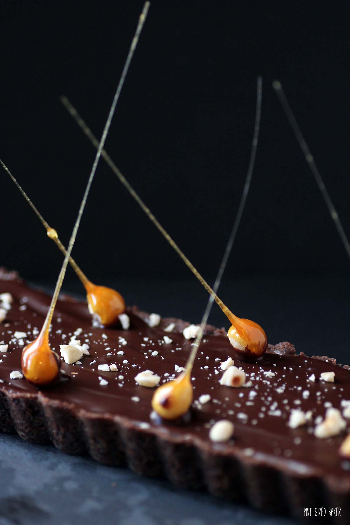 Chocolate Hazelnut Tart • Pint Sized Baker