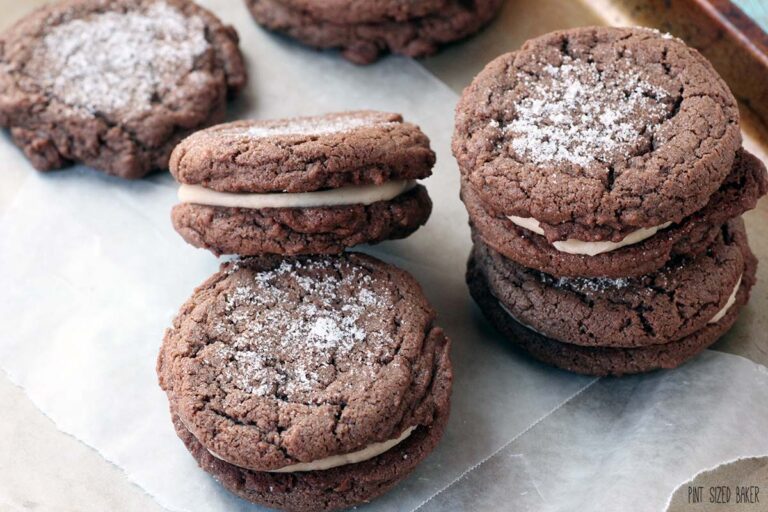 Chocolate Sandwich Cookies • Pint Sized Baker