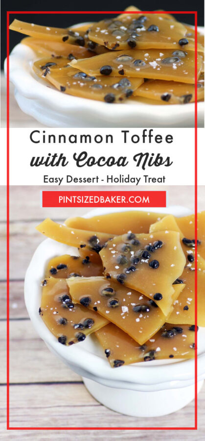 Easy Cinnamon Toffee Recipe • Pint Sized Baker