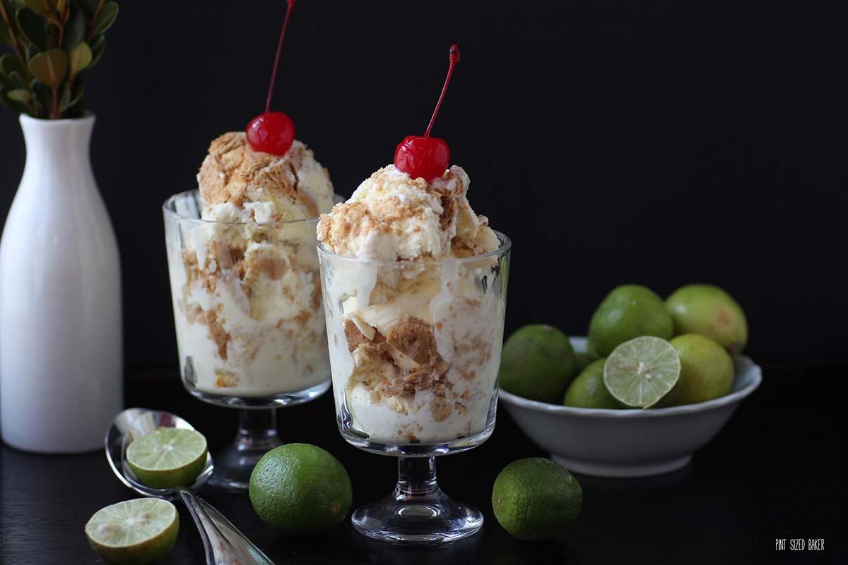 Key Lime Pie Ice Cream • Pint Sized Baker