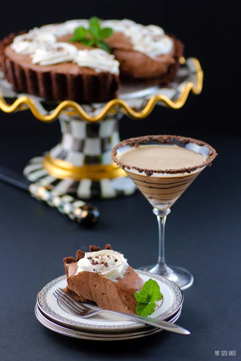 Mint Chocolate Mousse Tart Recipe • Pint Sized Baker