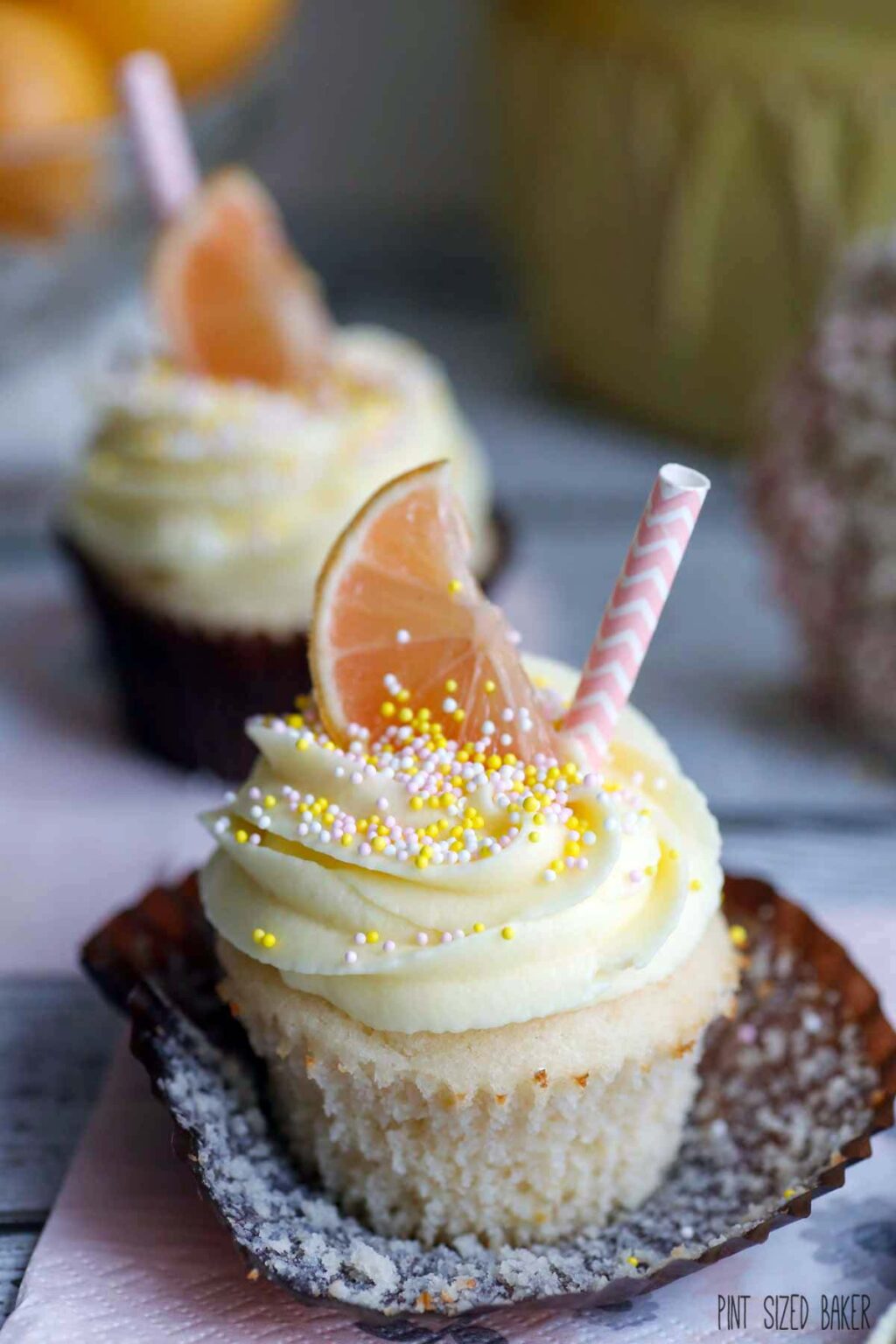 Lemon Cupcake Recipe for Two • Pint Sized Baker