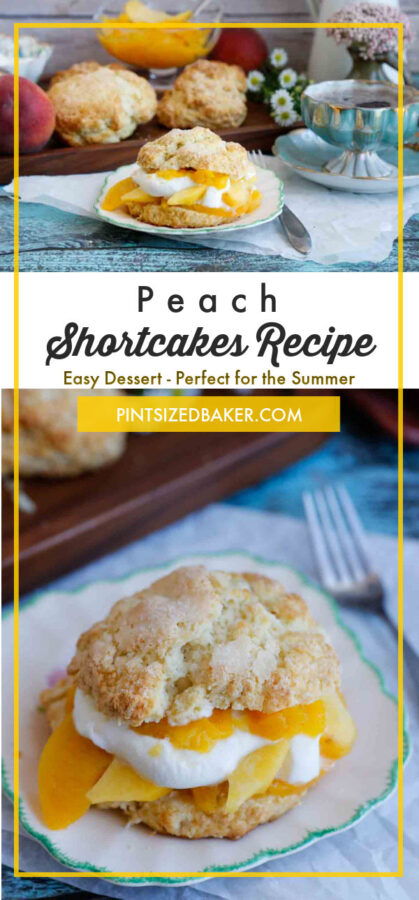 Summer Peach Shortcakes • Pint Sized Baker