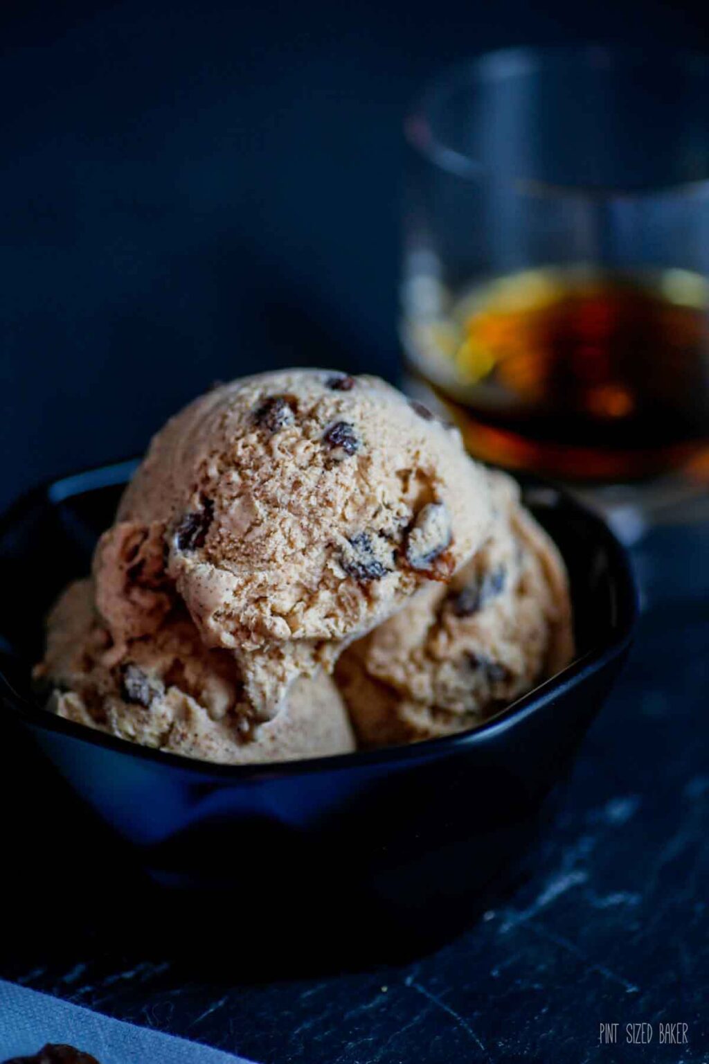 Delicious Rum Raisin Ice Cream • Pint Sized Baker