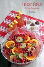 Holiday Punch Recipe • Pint Sized Baker