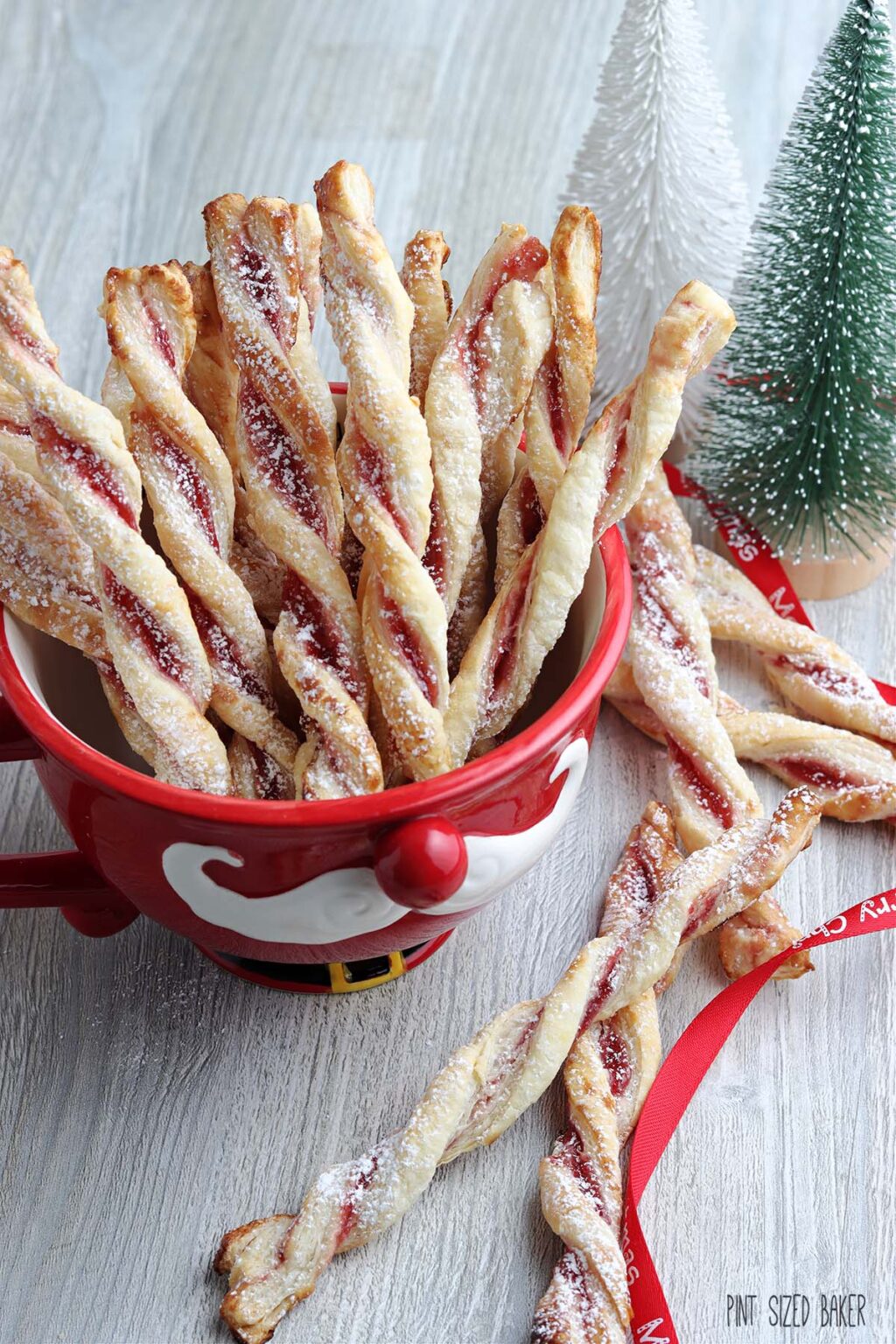Raspberry Pastry Twists Recipe • Pint Sized Baker