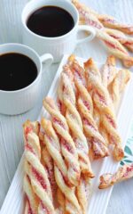 Raspberry Pastry Twists Recipe • Pint Sized Baker