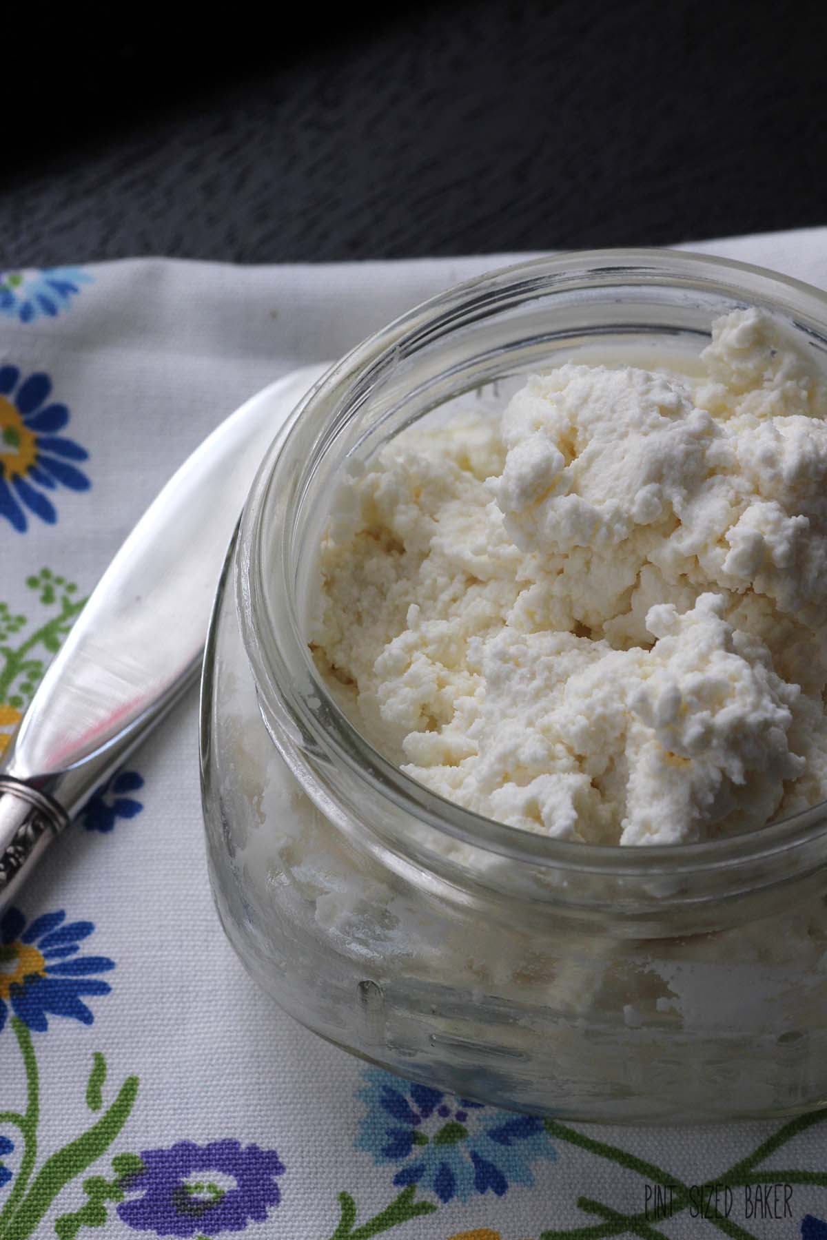 Homemade Ricotta Cheese - Pint Sized Baker